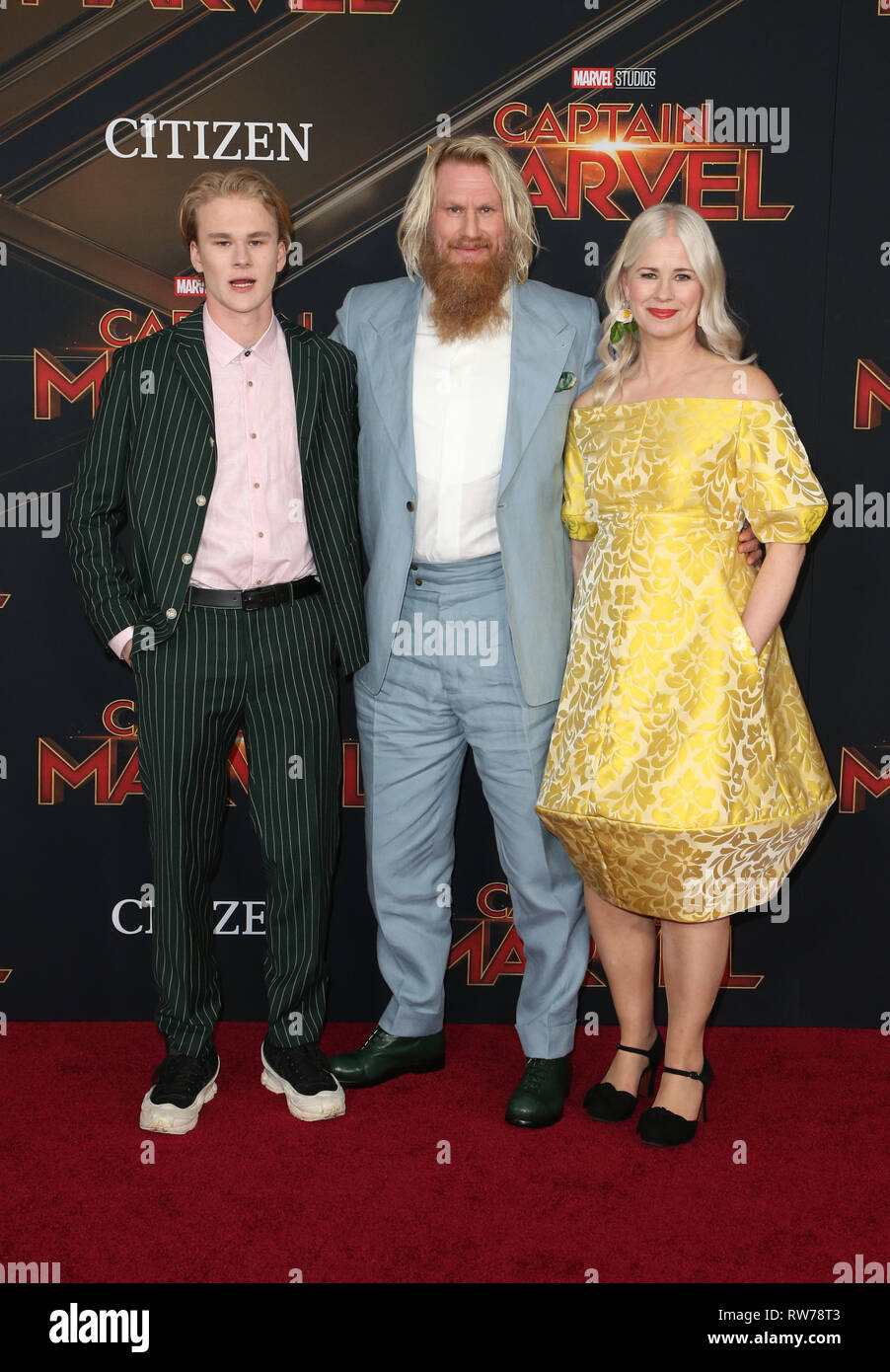 LOS ANGELES, CA - MARCH 4: Martinius Glimsdal Temte, Rune Temte, Thea ...