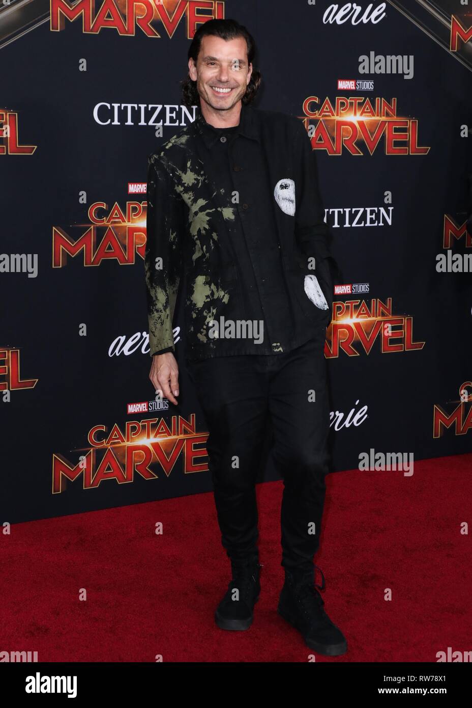 HOLLYWOOD, LOS ANGELES, CA, USA - MARCH 04: Singer Gavin Rossdale ...