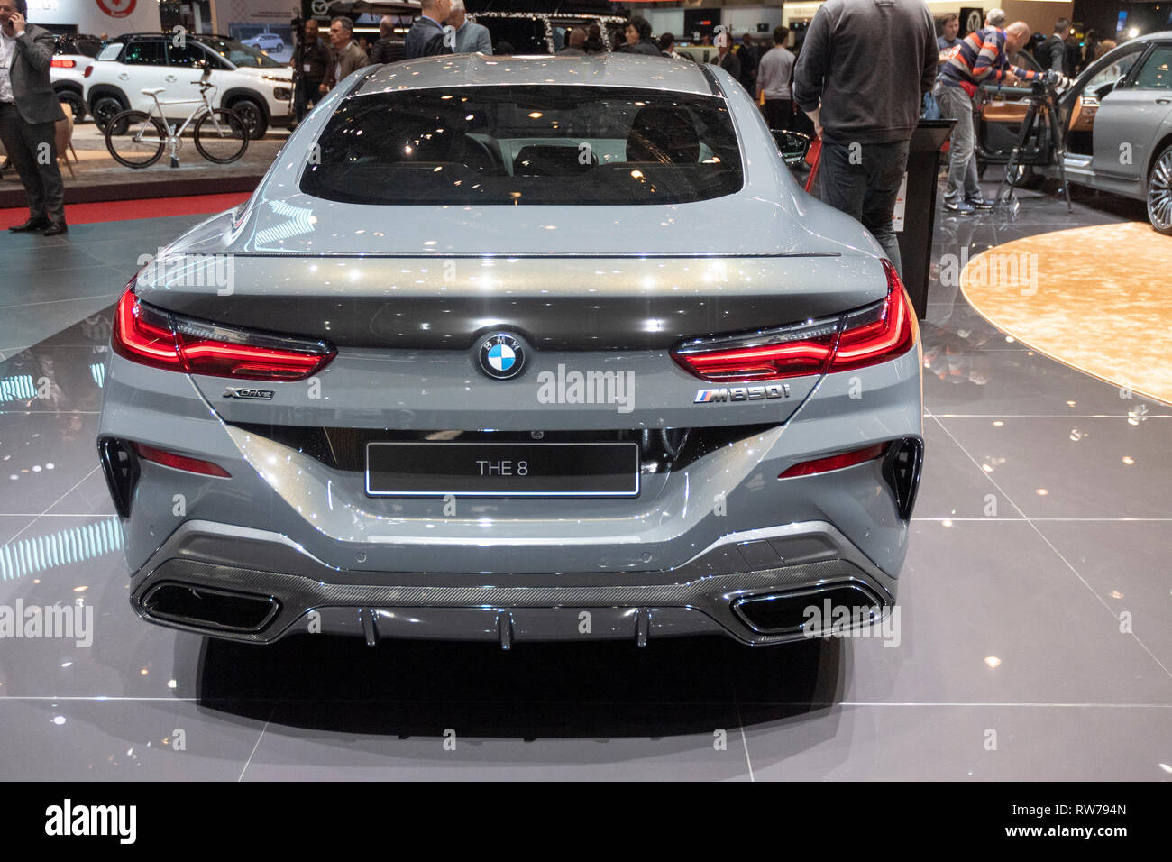 Geneva, Switzerland. 5nd March, 2019. The new BMW 8 Series (rear View ...