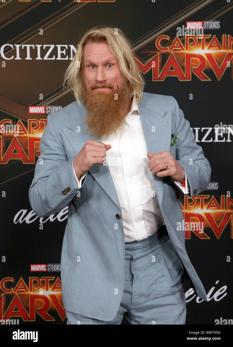 LOS ANGELES, CA - MARCH 4: Rune Temte, Thea, at the world premiere of ...