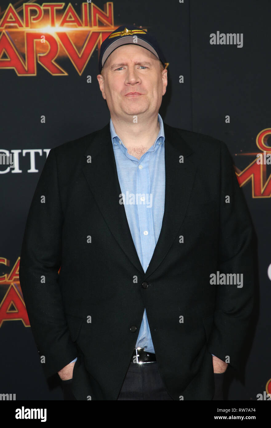 LOS ANGELES, CA - MARCH 4: Kevin Feige, at the world premiere of Marvel ...