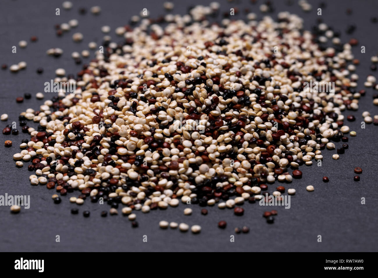 Quinoa three varieties mixture Stock Photo - Alamy