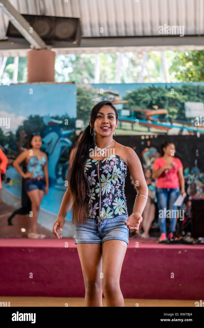 latin beauty pageant girl posing in Guatemala Stock Photo - Alamy