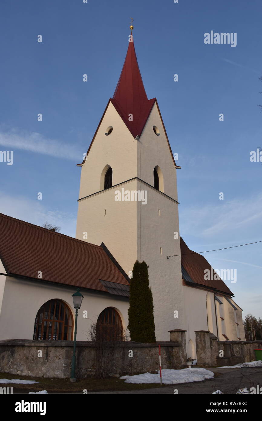 Pfarrkirche, Arnoldstein, Thörl-Maglern, Turm, Kärnten, Gailtal ...