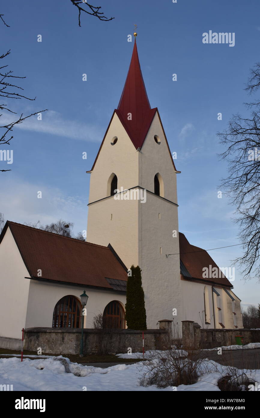 Pfarrkirche, Arnoldstein, Thörl-Maglern, Turm, Kärnten, Gailtal ...