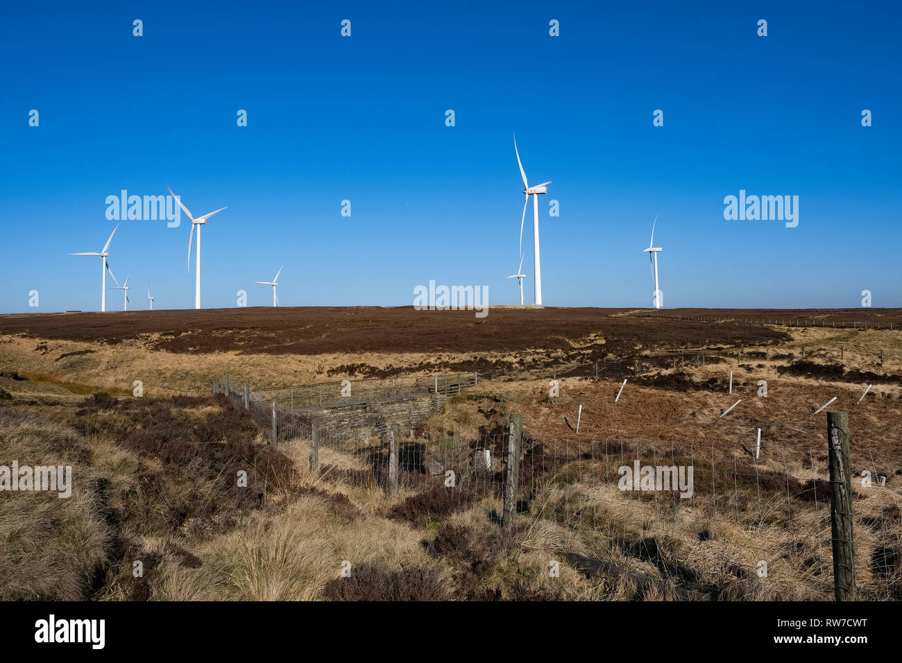 Calderdale wind farm hi-res stock photography and images - Alamy