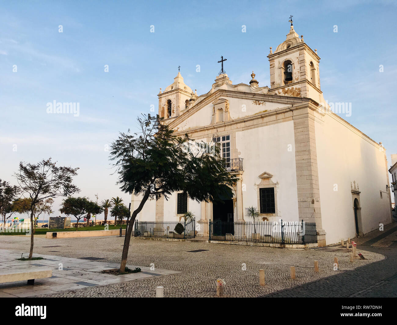 Lagos old church, Algarve, Portugal Stock Photo - Alamy