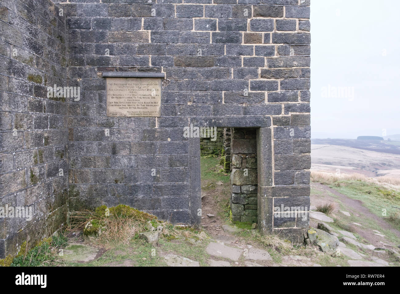 The Top Withins, Haworth Moor, West Yorkshire, England Stock Photo - Alamy