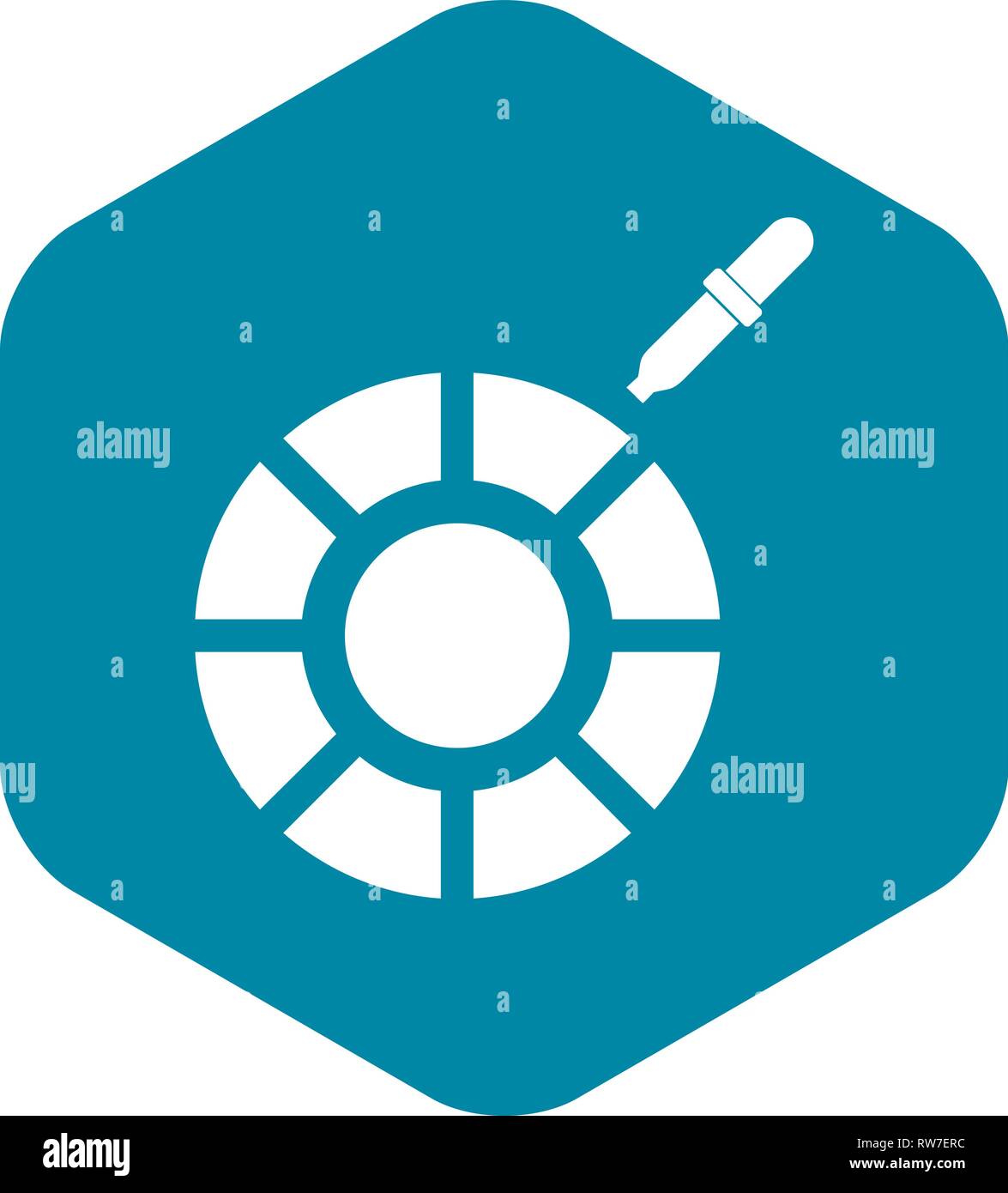 Color picker icon, simple style Stock Vector Image & Art - Alamy