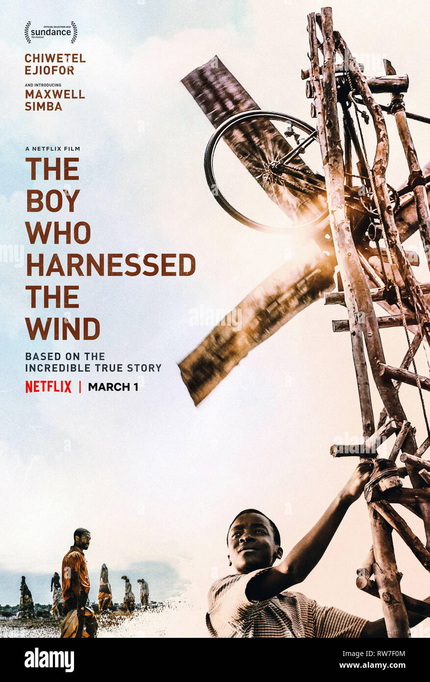 THE BOY WHO HARNESSED THE WIND, US poster, from left: Chiwetel Ejiofor ...
