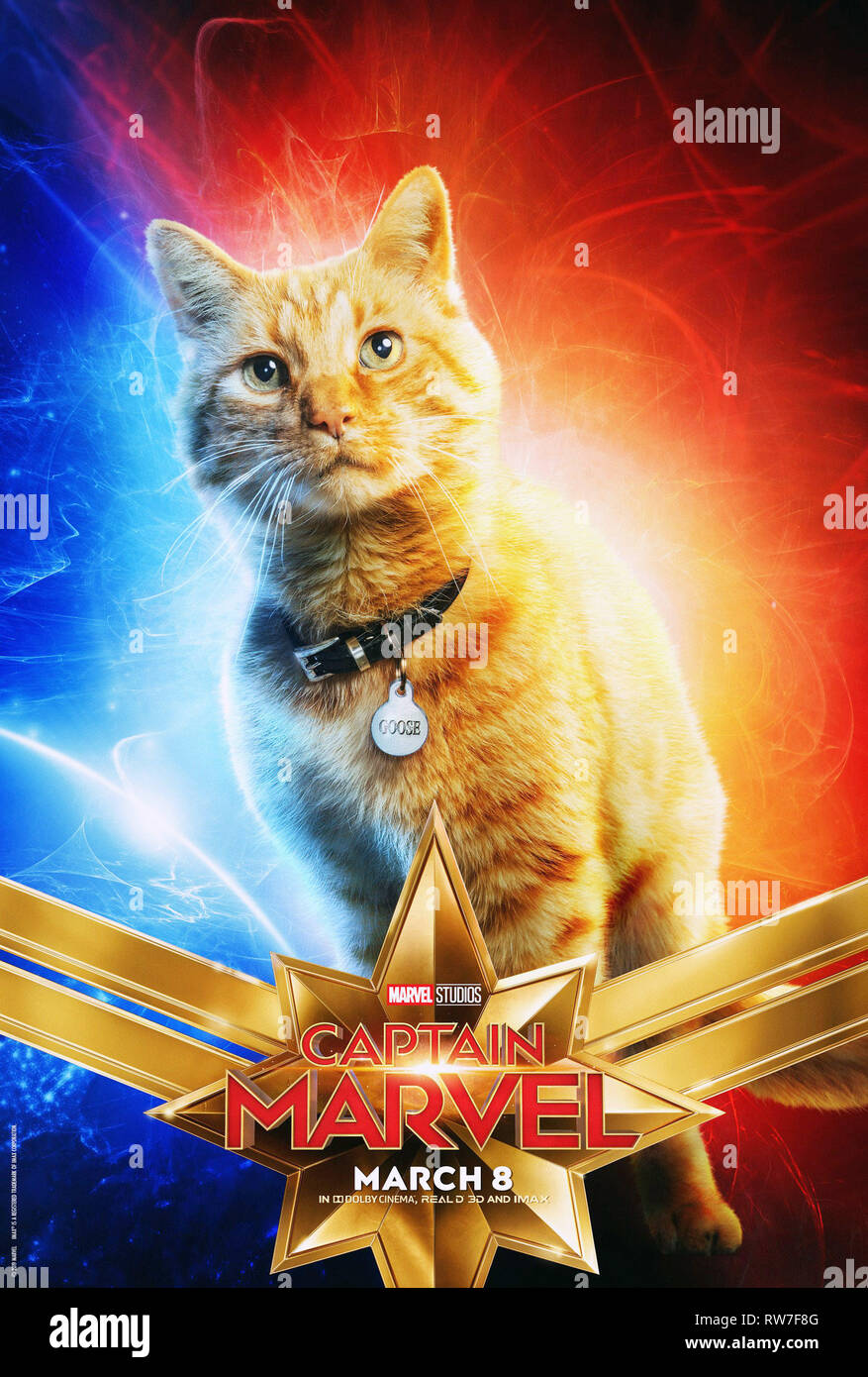 CAPTAIN MARVEL, US character poster, Goose, 2019. © Walt Disney Studios ...