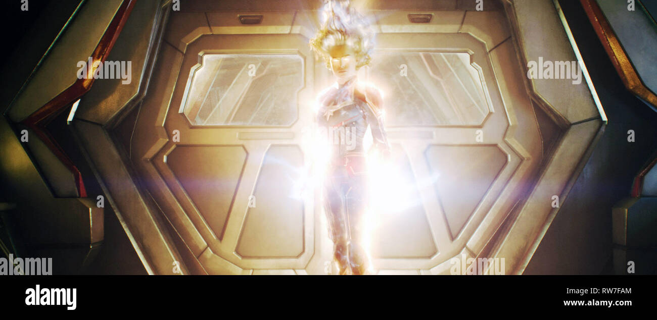 CAPTAIN MARVEL, Brie Larson as Carol Danvers / Captain Marvel, 2019 ...