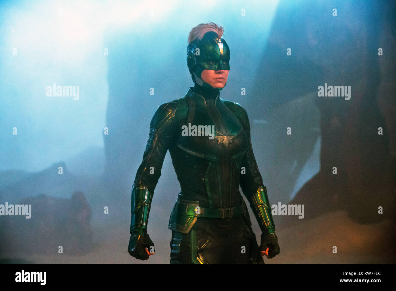 CAPTAIN MARVEL, Brie Larson as Carol Danvers / Captain Marvel, 2019. ph ...