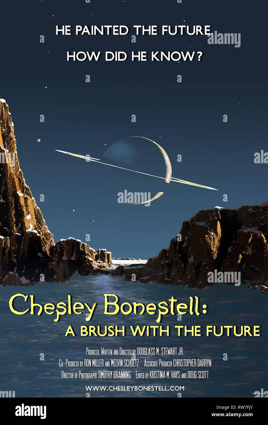 CHESLEY BONESTELL A BRUSH WITH THE FUTURE Poster 2018 DMS