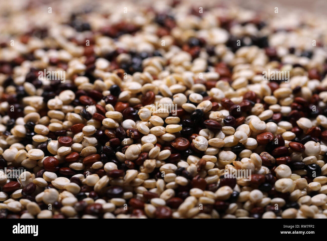 Quinoa three varieties mixture Stock Photo - Alamy