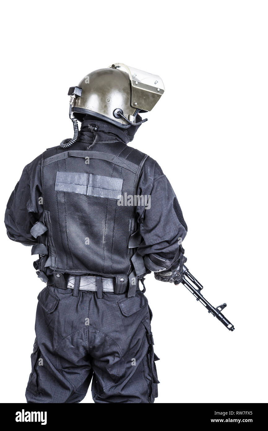 Behind counter black uniform hi-res stock photography and images - Alamy