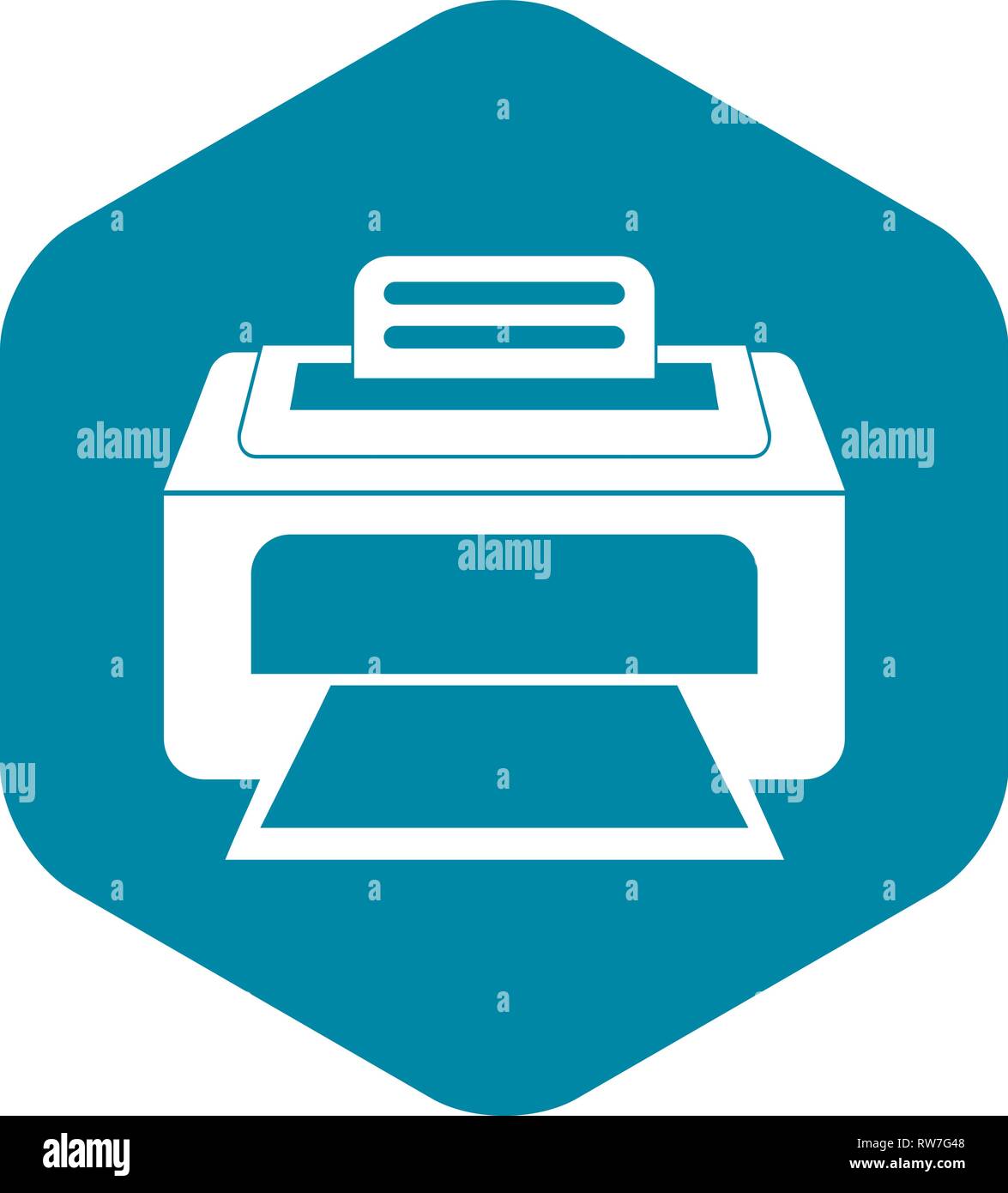 Modern laser printer icon, simple style Stock Vector Image & Art - Alamy