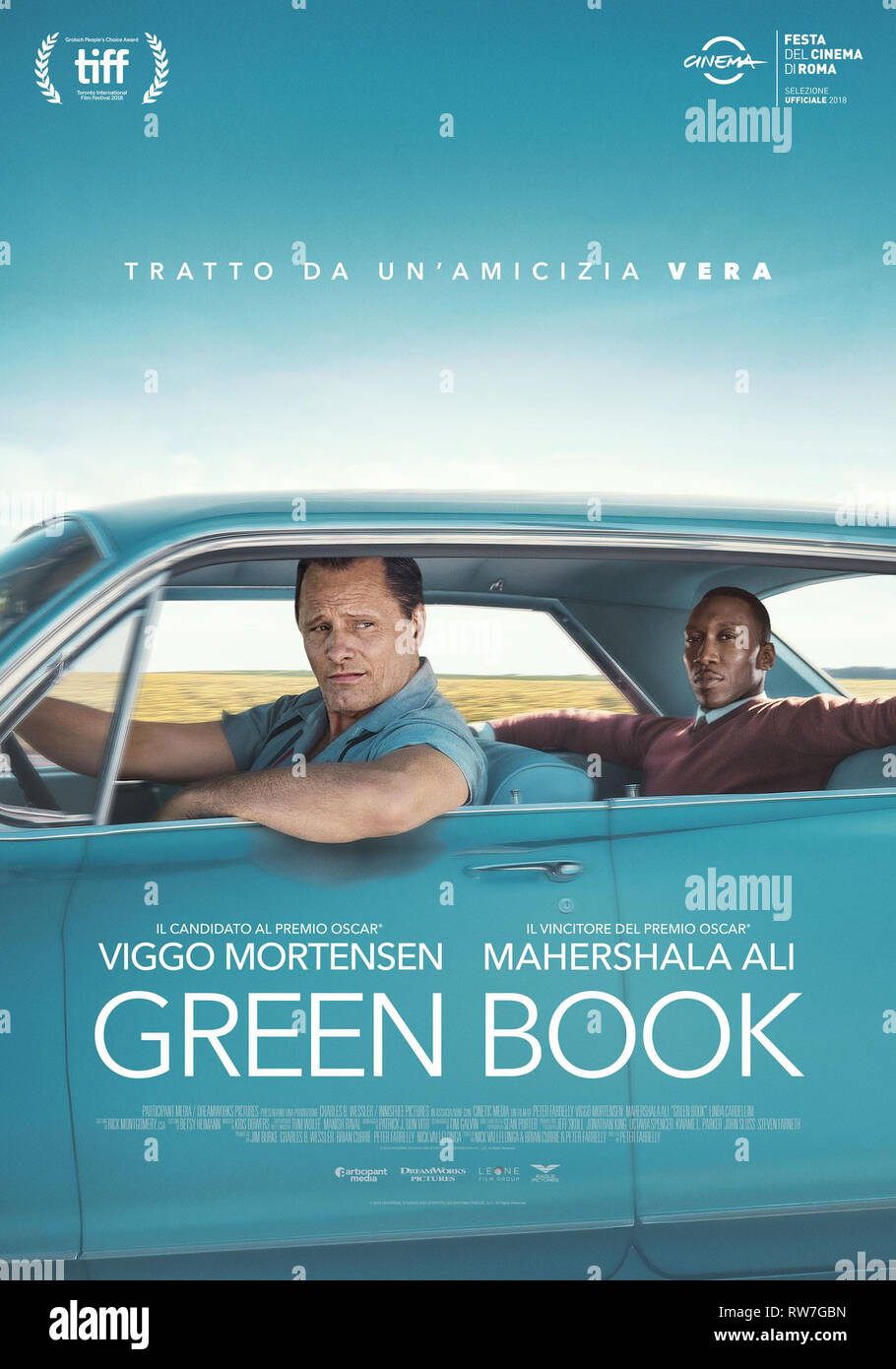 GREEN BOOK, Italian poster, from left: Viggo Mortensen, Mahershala Ali, 2018. © Universal ...
