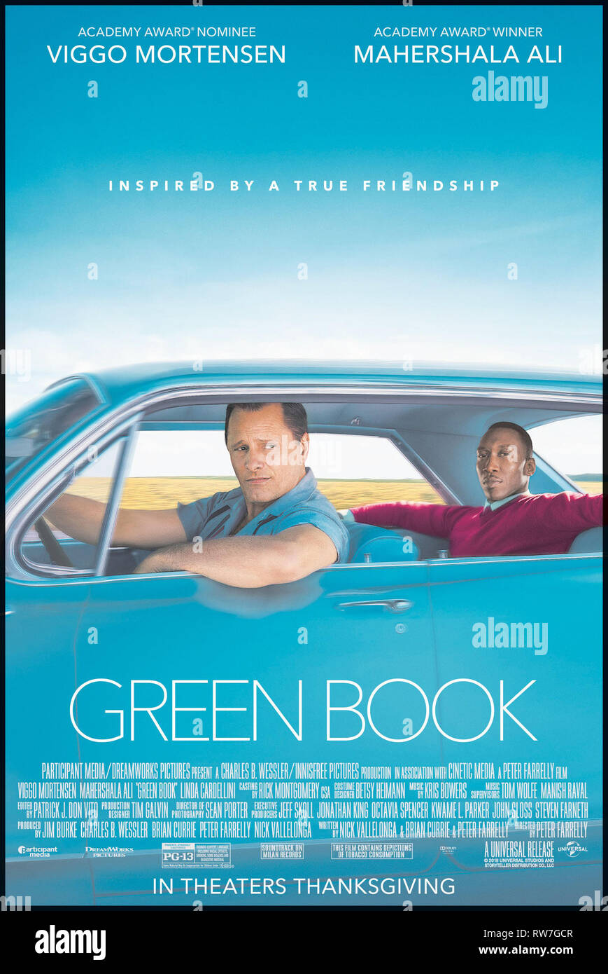 GREEN BOOK, US poster, from left: Viggo Mortensen, Mahershala Ali, 2018 ...