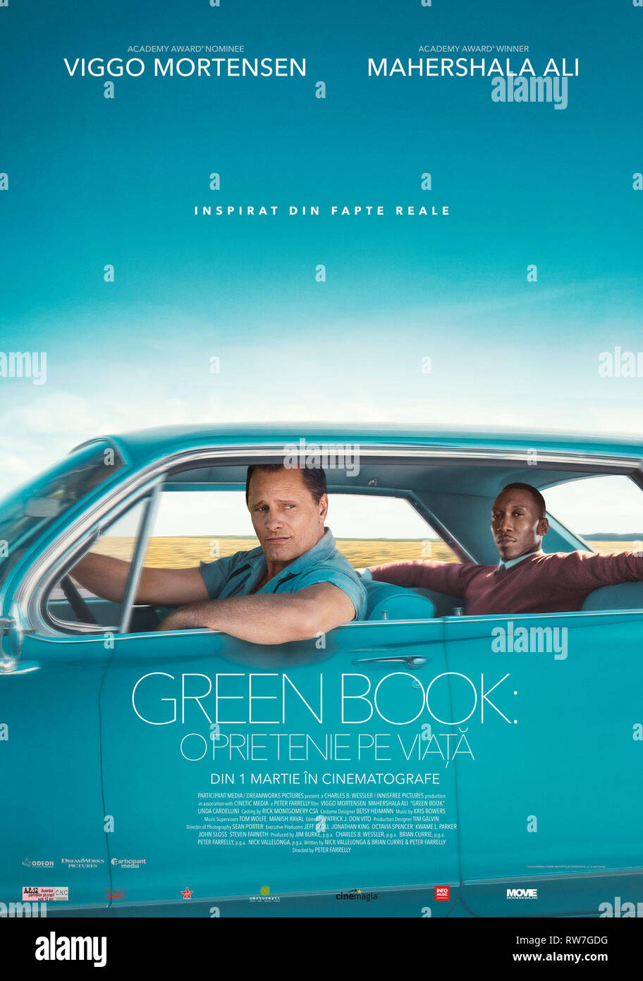 GREEN BOOK, Romanian poster, from left: Viggo Mortensen, Mahershala Ali, 2018. © Universal ...