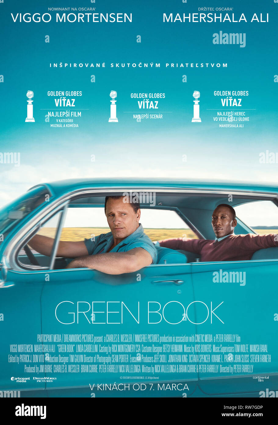 GREEN BOOK, Slovakian poster, from left: Viggo Mortensen, Mahershala Ali, 2018. © Universal ...