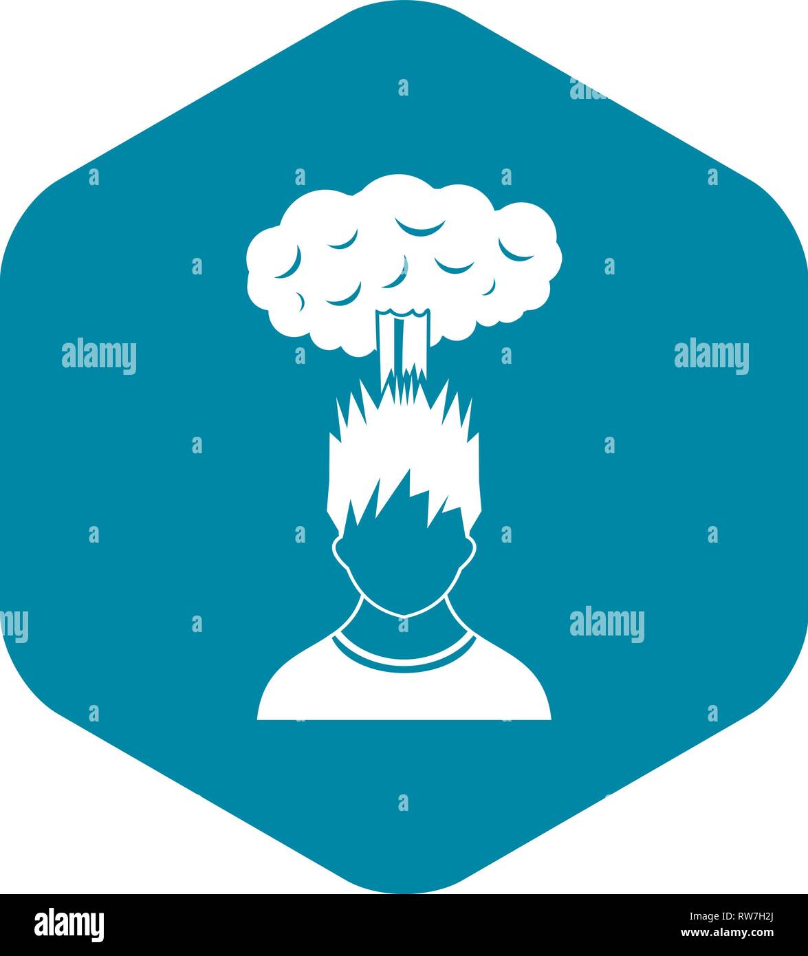 Person rain cloud over Stock Vector Images - Alamy