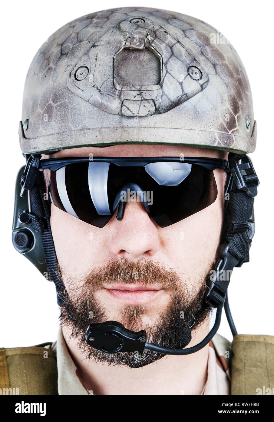 Helmet beard head shot hi-res stock photography and images - Alamy