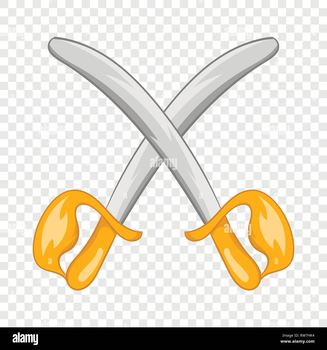 Toy swords icon, cartoon style Stock Vector Image & Art - Alamy