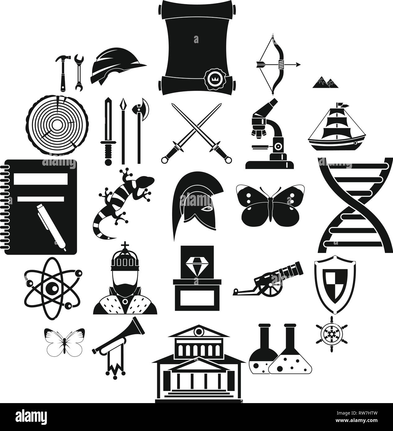 Babylon map Stock Vector Images - Alamy