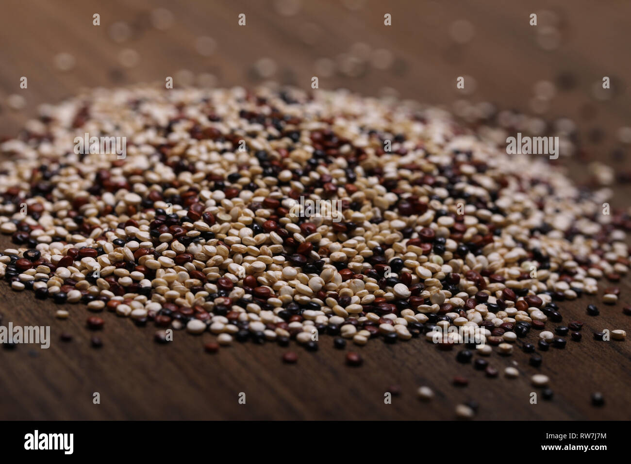Quinoa three varieties mixture Stock Photo - Alamy