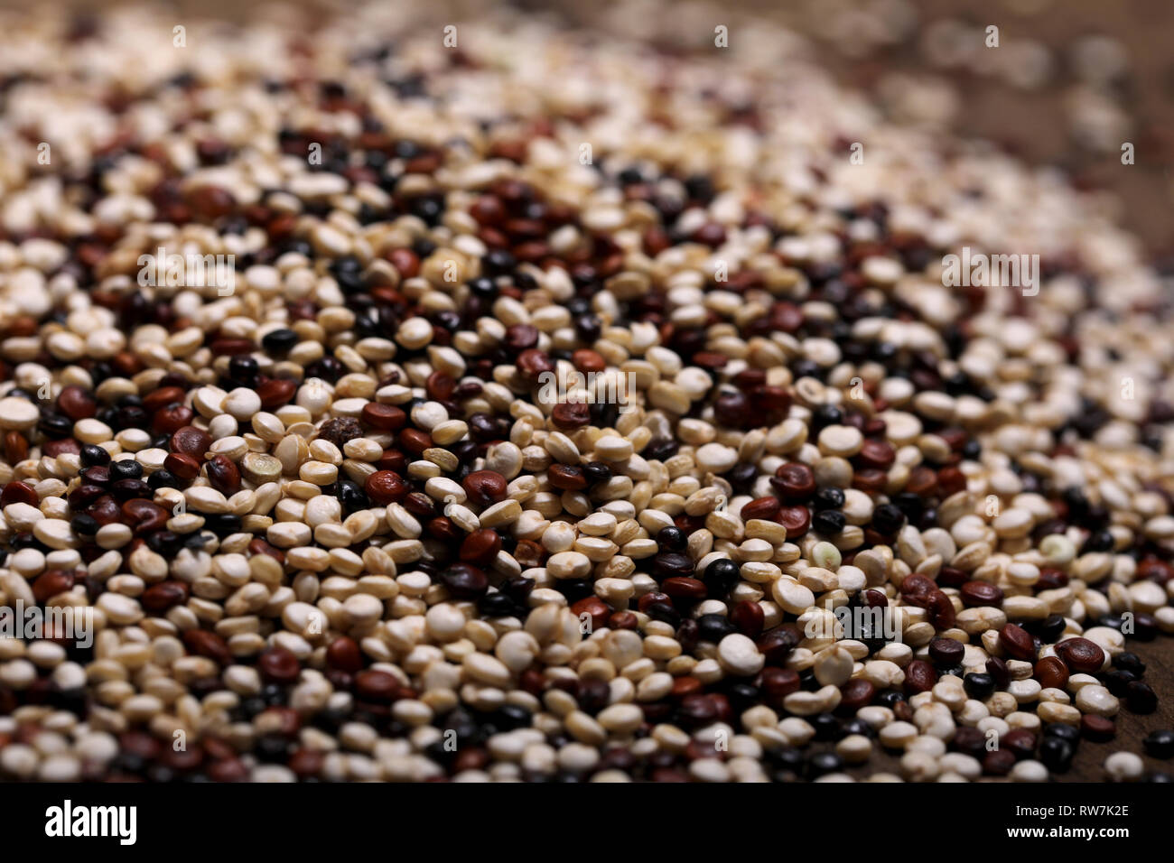 Quinoa three varieties mixture Stock Photo - Alamy