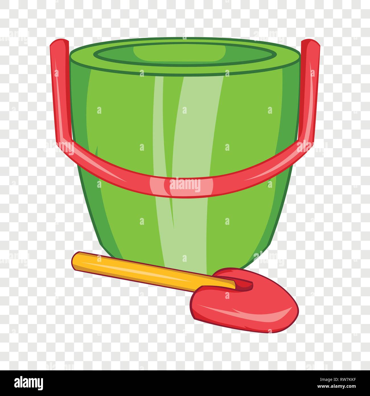 Vintage isolated beach toy Stock Vector Images - Alamy