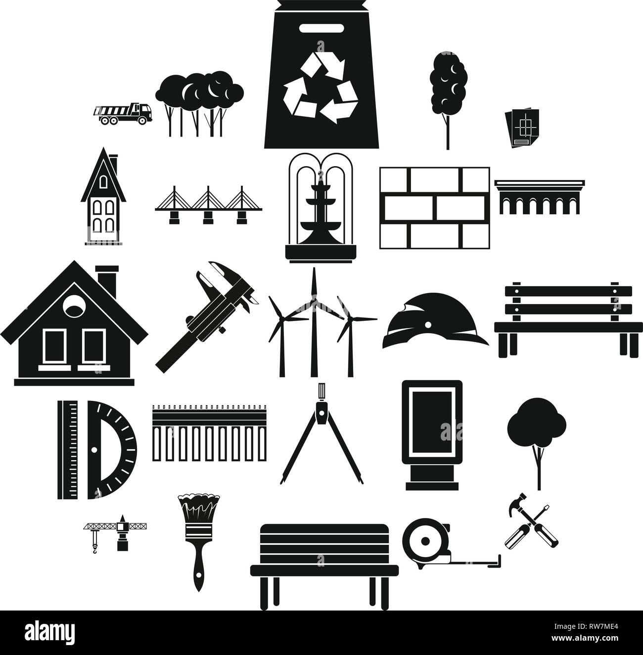 Architectural style composition Stock Vector Images - Alamy