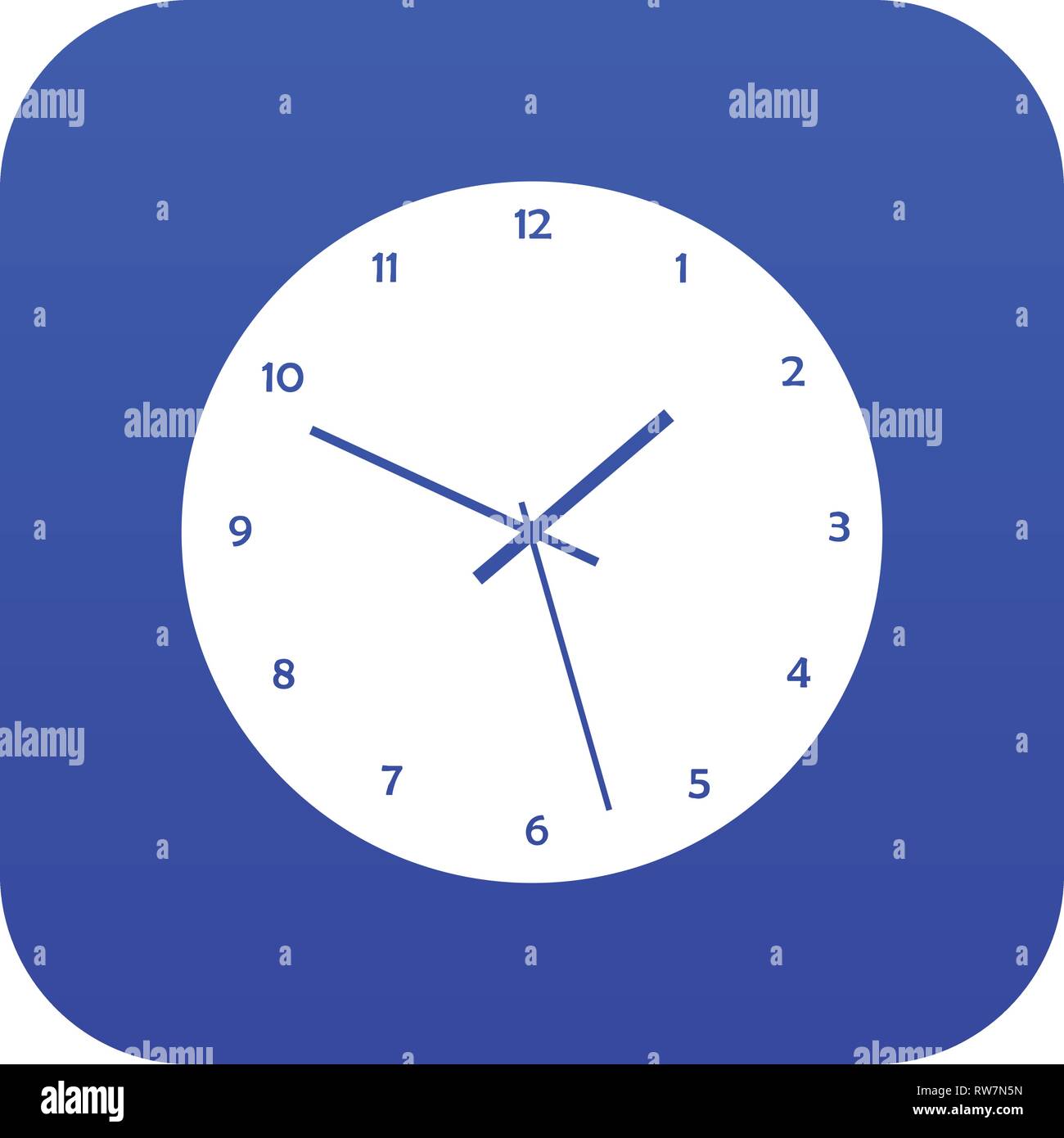 Watch icon digital blue Stock Vector Image & Art - Alamy