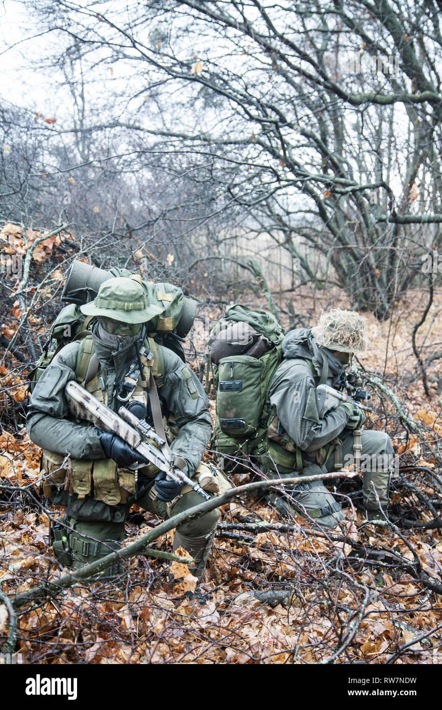 Group of Jagdkommando soldiers of the Austrian special forces Stock ...