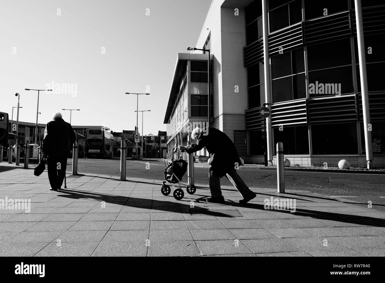 Old hip man Black and White Stock Photos & Images - Alamy