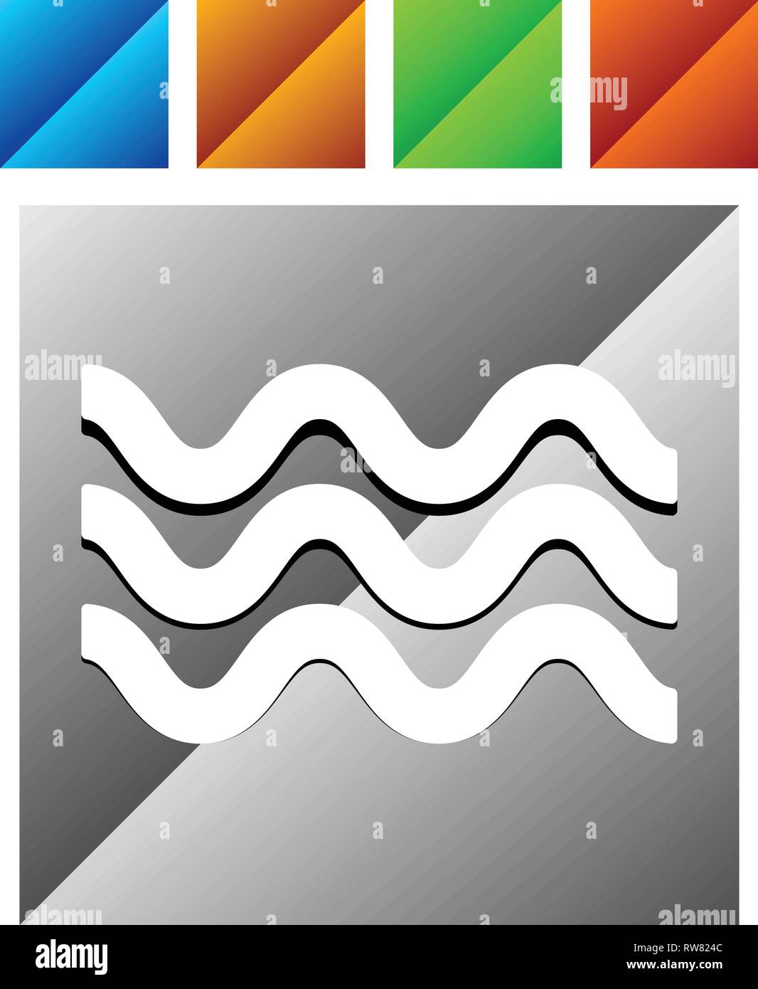 Wiggly waves wave Stock Vector Images - Alamy