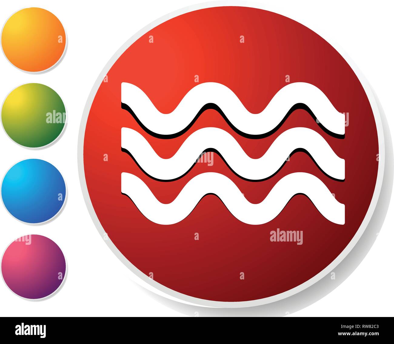 Wiggly waves wave hi-res stock photography and images - Alamy