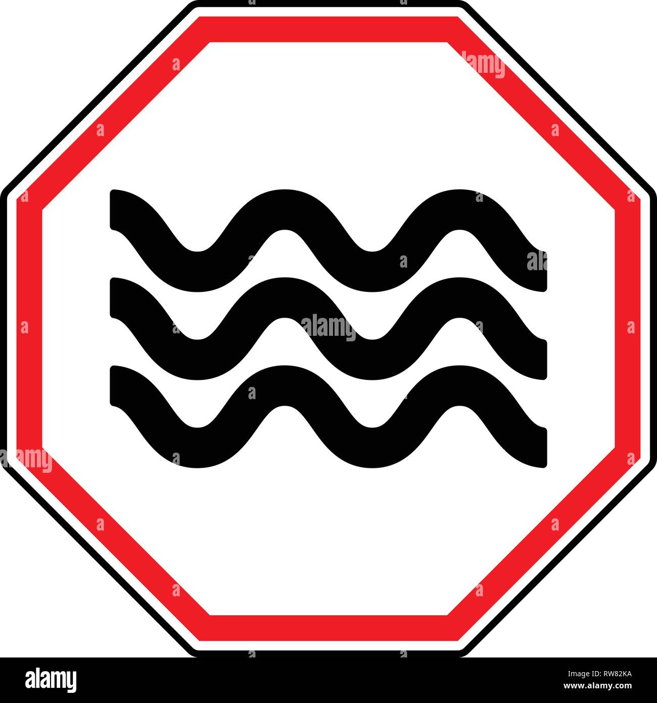Waves icon. Icon for waving water. Ocean, sea, pool icon Stock Vector ...