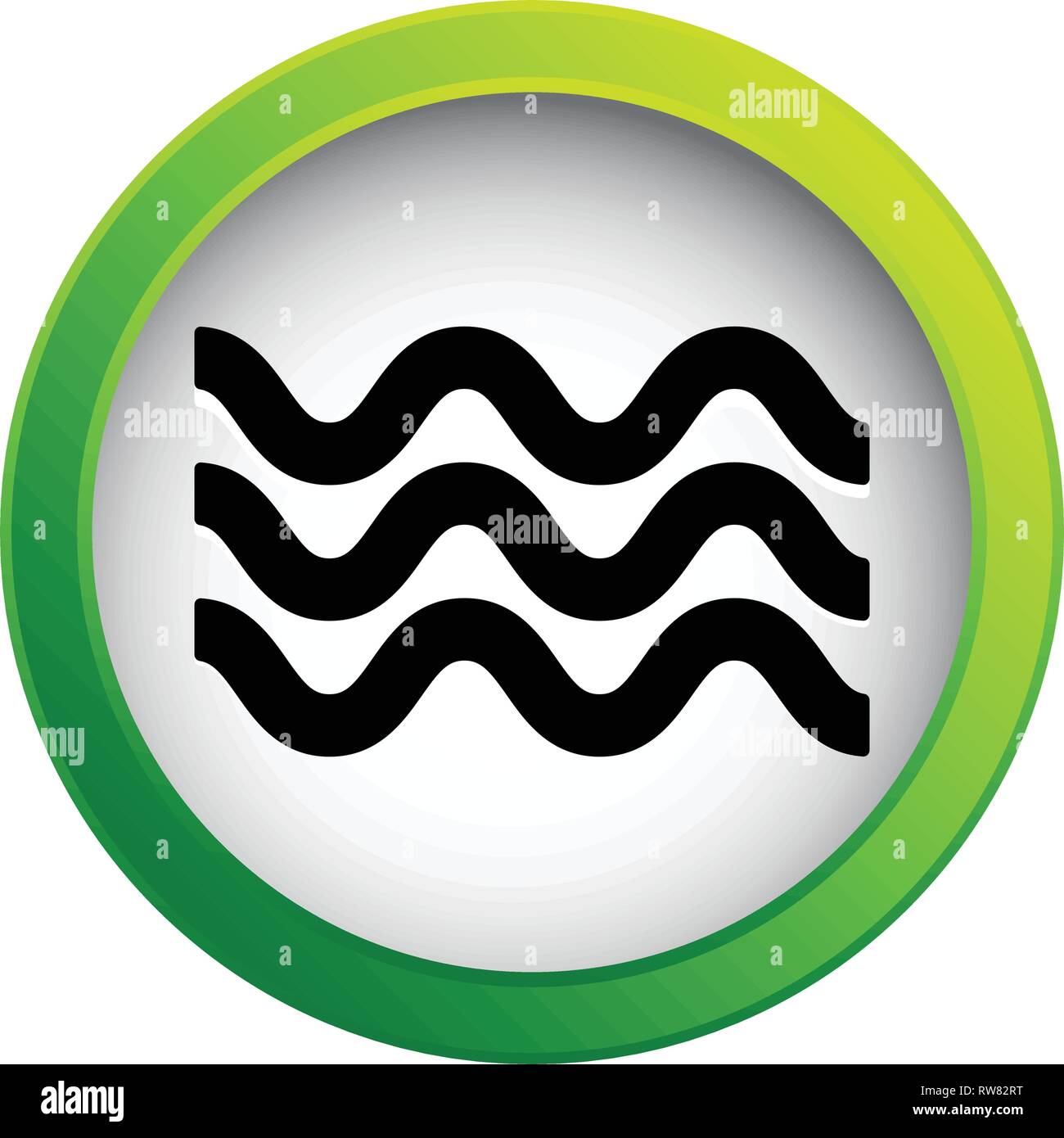 Waves icon. Icon for waving water. Ocean, sea, pool icon Stock Vector ...