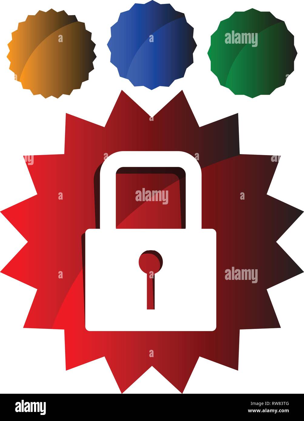 Lock and hasp Stock Vector Images - Alamy
