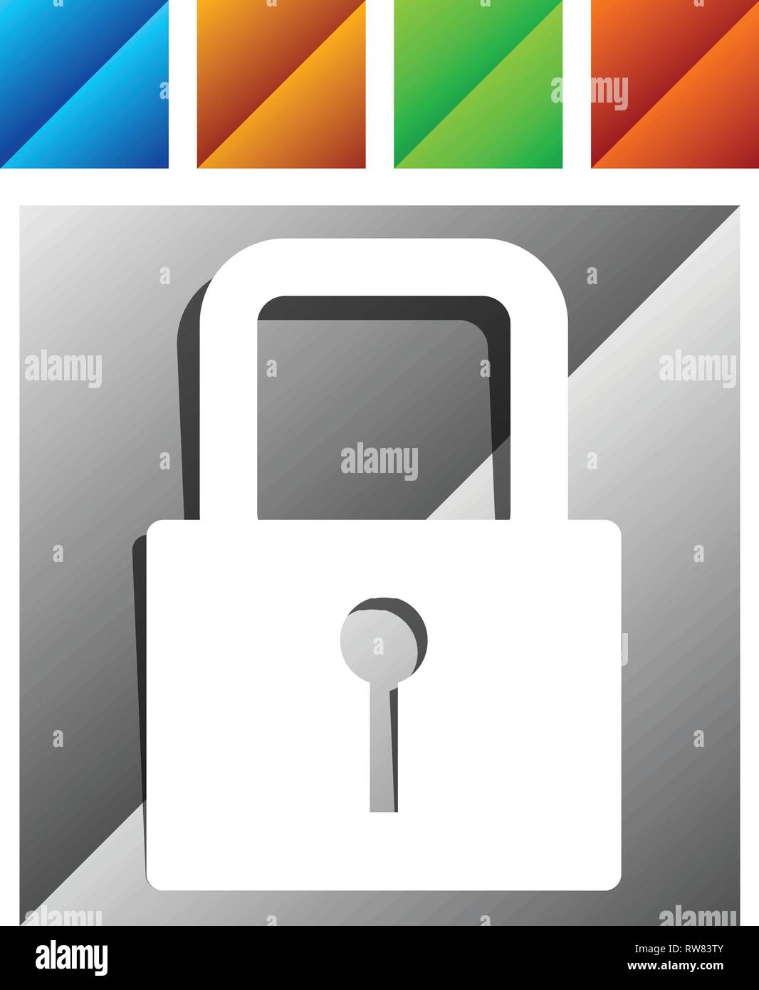 Lock and hasp Stock Vector Images - Alamy