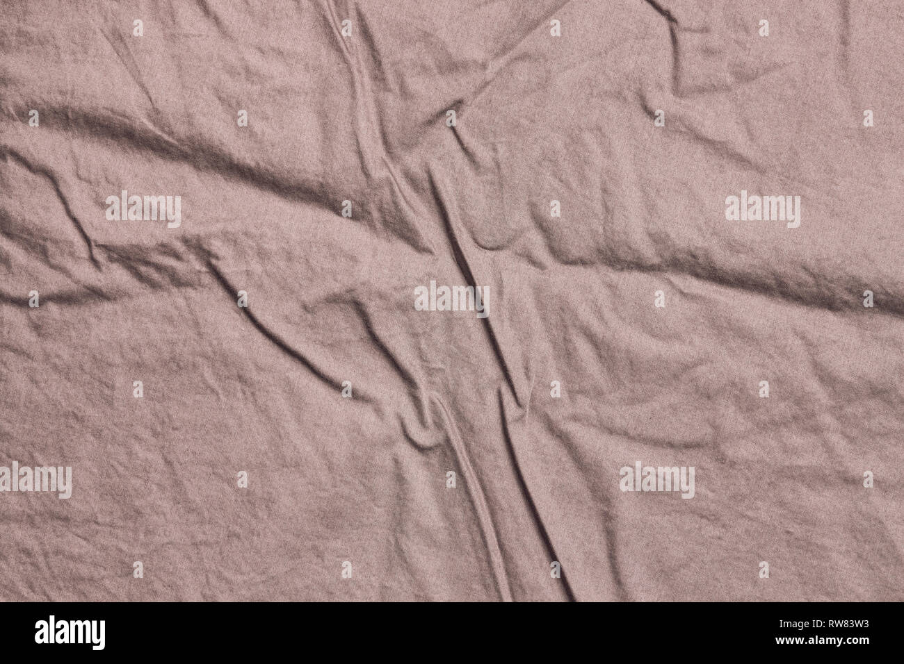 Texture of crumpled cotton bed linen. Textile background Stock Photo ...