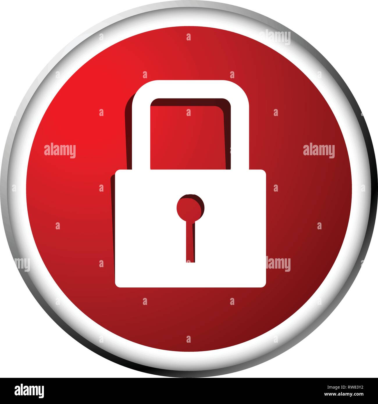 Lock and hasp Stock Vector Images - Alamy