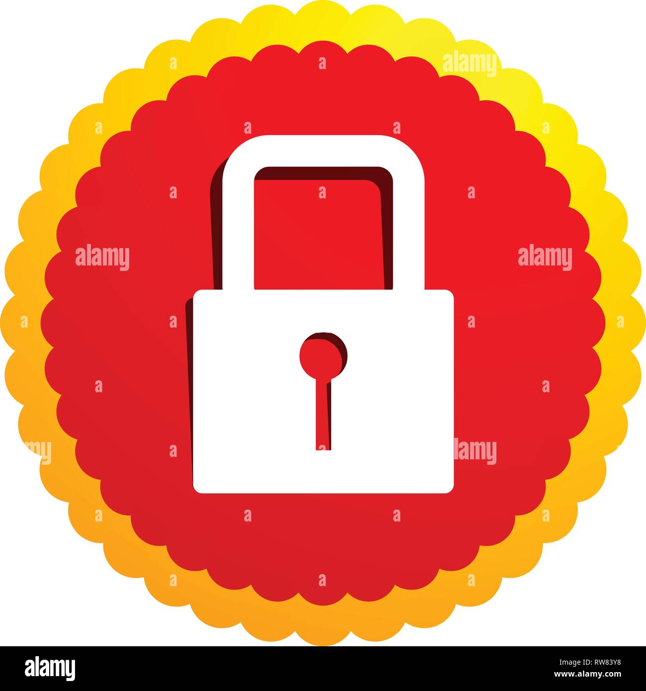 For security, prevention, privacy themes: Padlock icon Stock Vector Image & Art - Alamy
