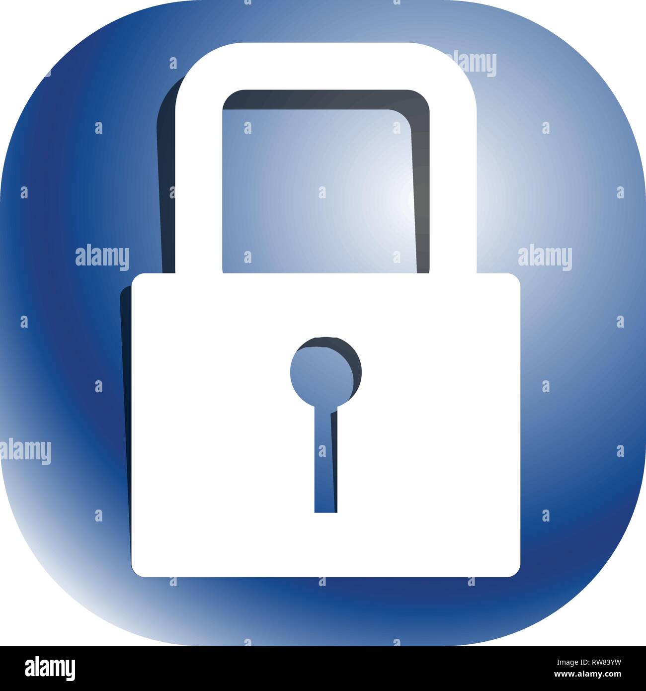 For security, prevention, privacy themes: Padlock icon Stock Vector Image & Art - Alamy