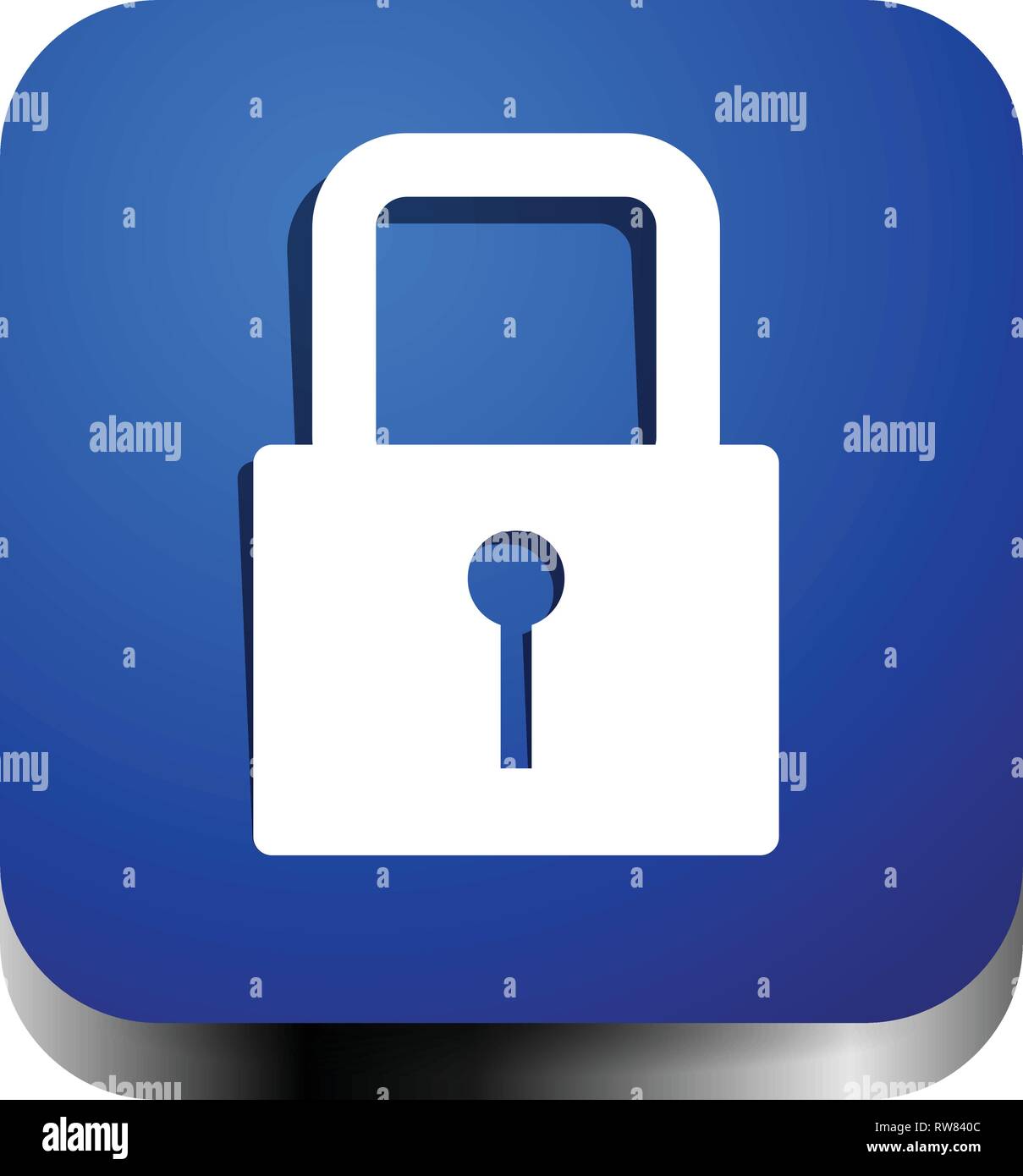 For security, prevention, privacy themes: Padlock icon Stock Vector ...