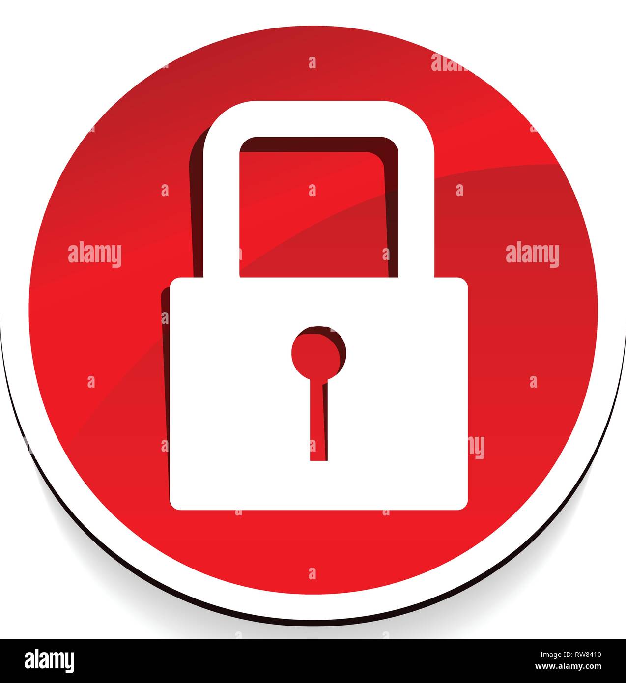 Lock and hasp Stock Vector Images - Alamy