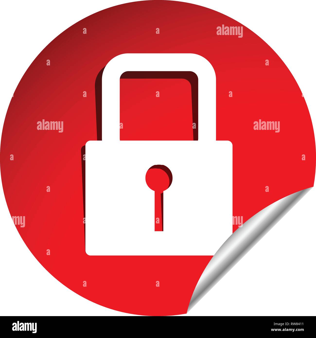 Lock and hasp Stock Vector Images - Alamy