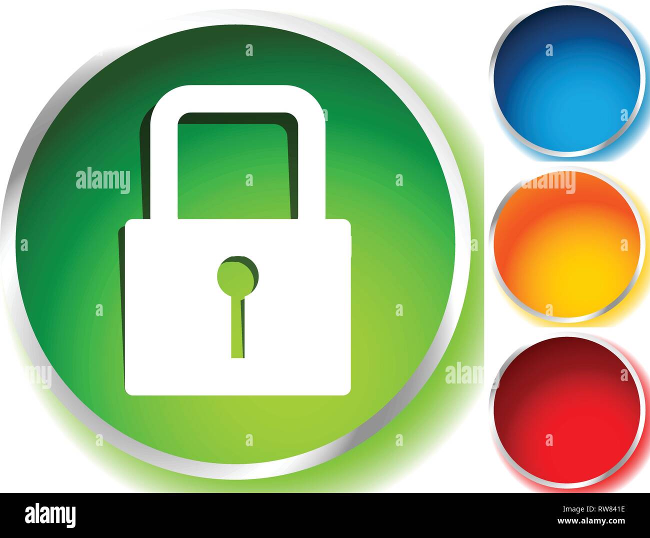For security, prevention, privacy themes: Padlock icon Stock Vector ...